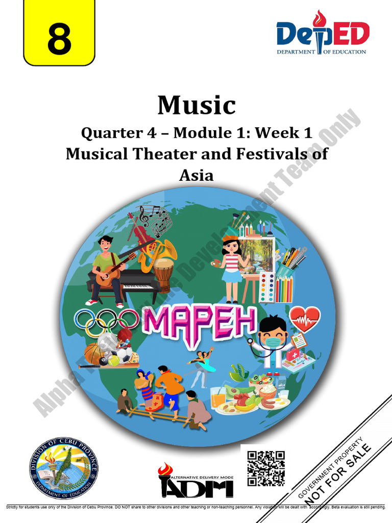 q4 Music 8 Module 1 Week 1.alpha Tested | PDF | Entertainment ...