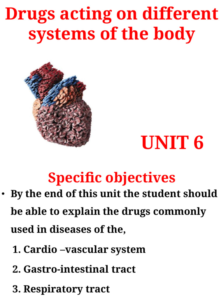1.CVS drugs | PDF | Heart | Bleeding