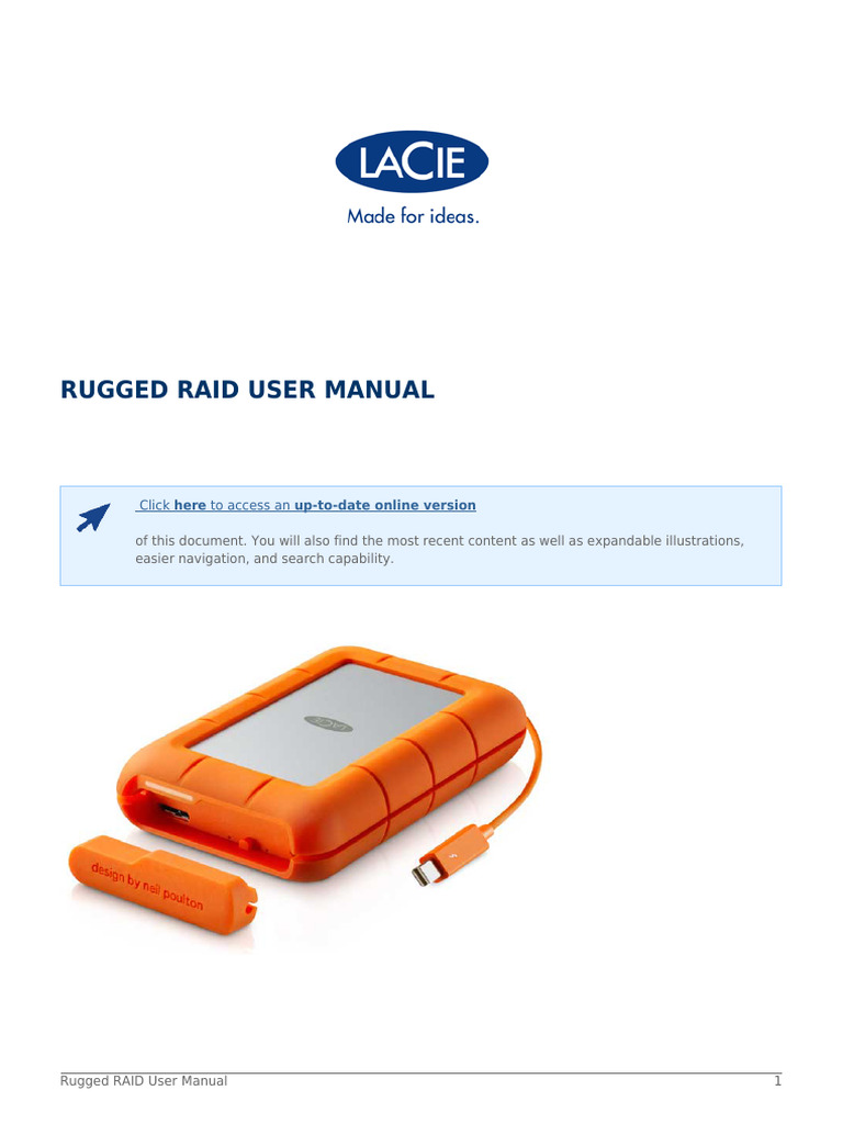 UM Rugged RAID EN 150409 | PDF | Usb | File System