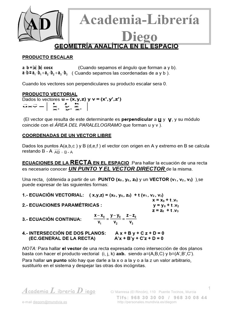 Geometria Ii Pdf Vector Euclidiano Conceptos Matemáticos