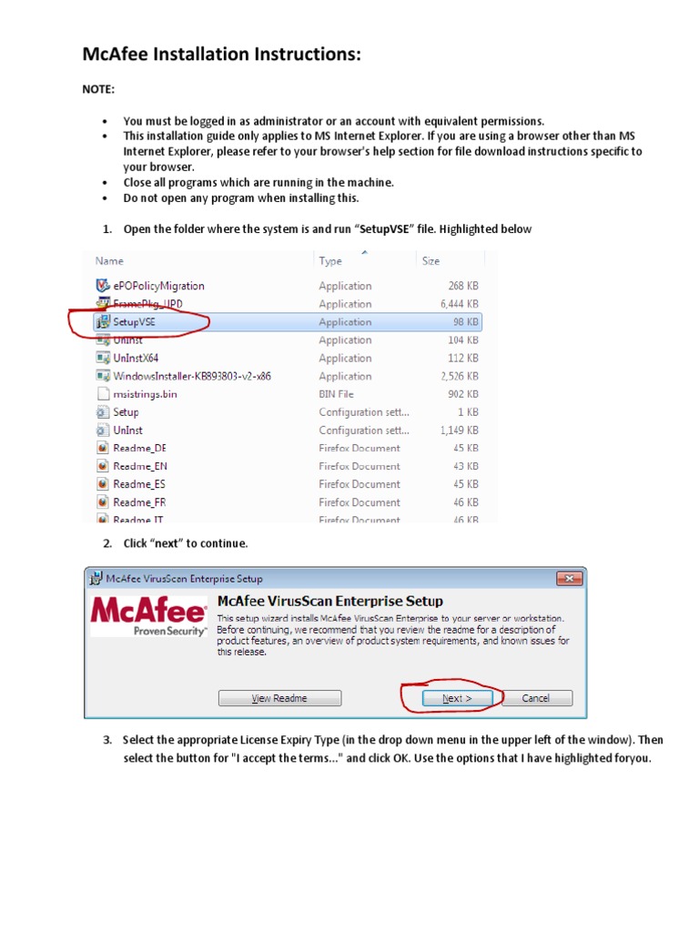 Mcafee Installer Manual | PDF | Computer Virus | Antivirus Software
