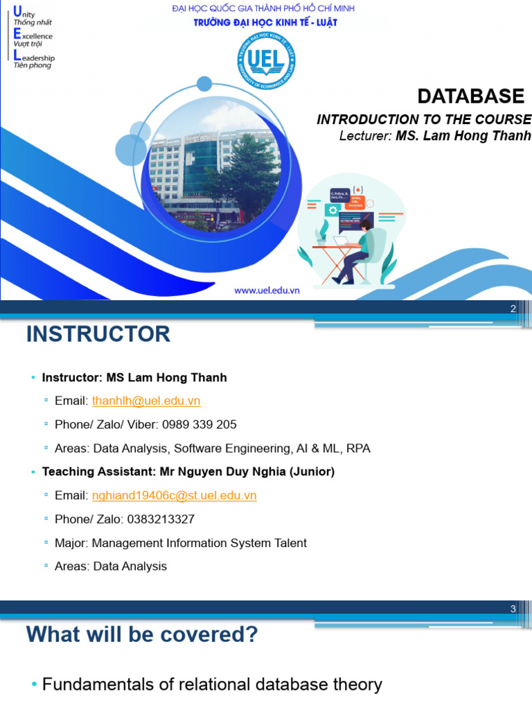 Database (3credits) - Introduction | Download Free PDF | Databases | Relational Database
