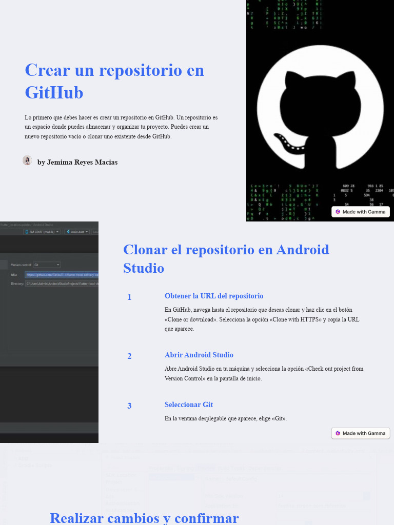 Crear Un Repositorio en GitHub | PDF | Internet | Android (sistema operativo)