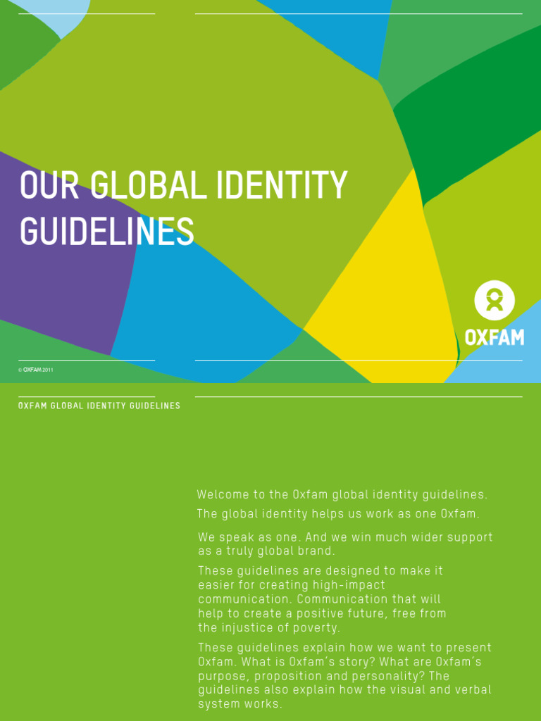 OxfamBrandGuidelines 20110801 | PDF | Communication | Oxfam