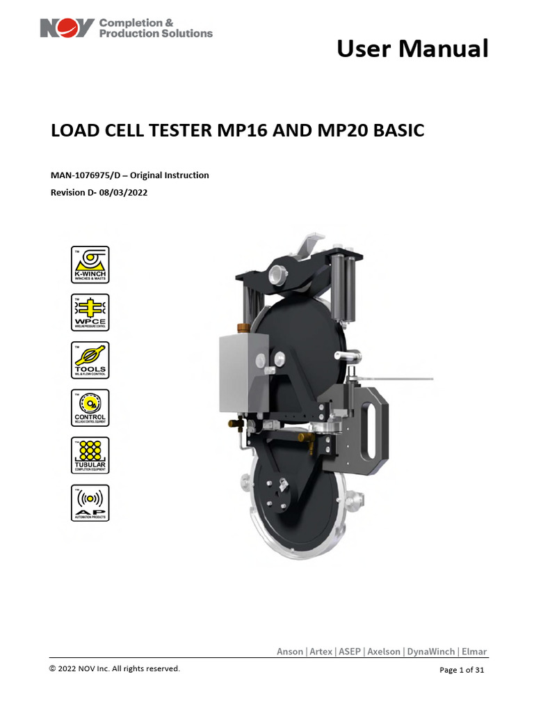 Load Cell Tester User Manual | PDF | Personal Protective Equipment