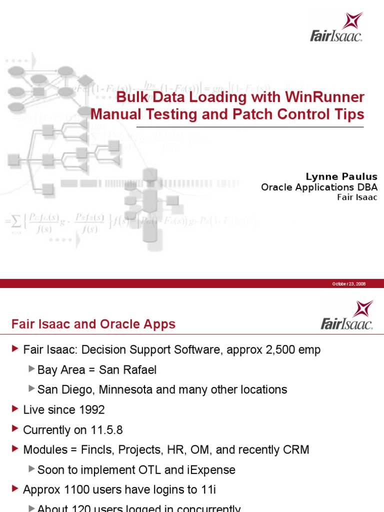 Panel WinRunner and Testing | PDF | Software Bug | Oracle Corporation
