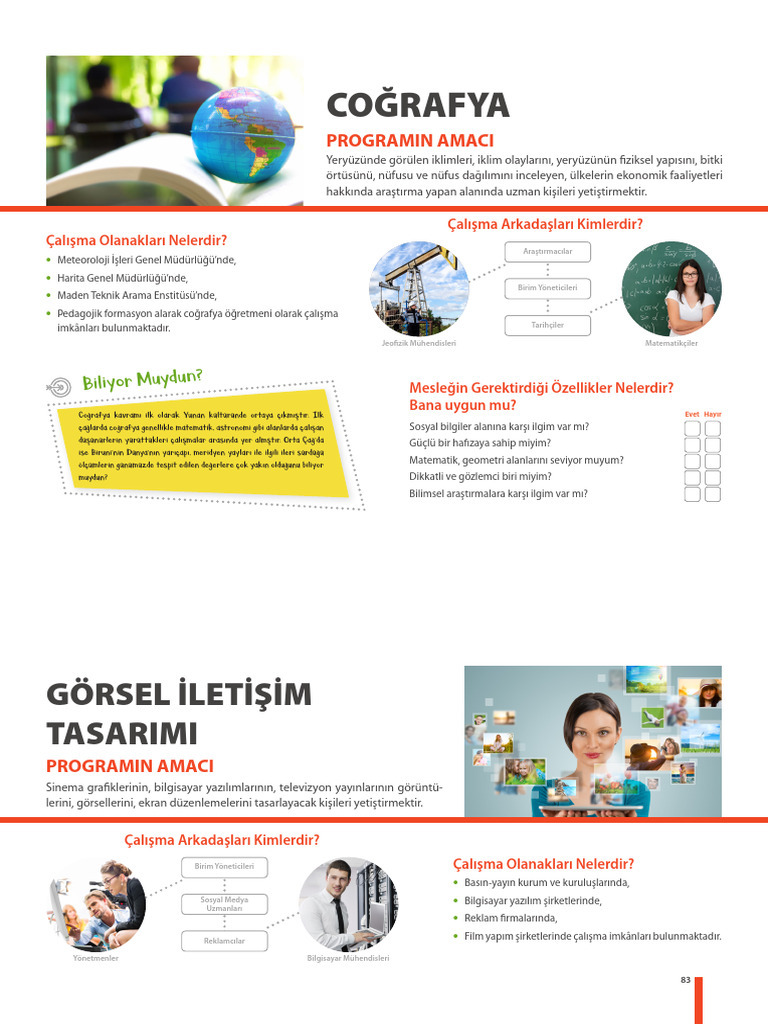 MESLEKLER - (Sözel Yetenek) | PDF