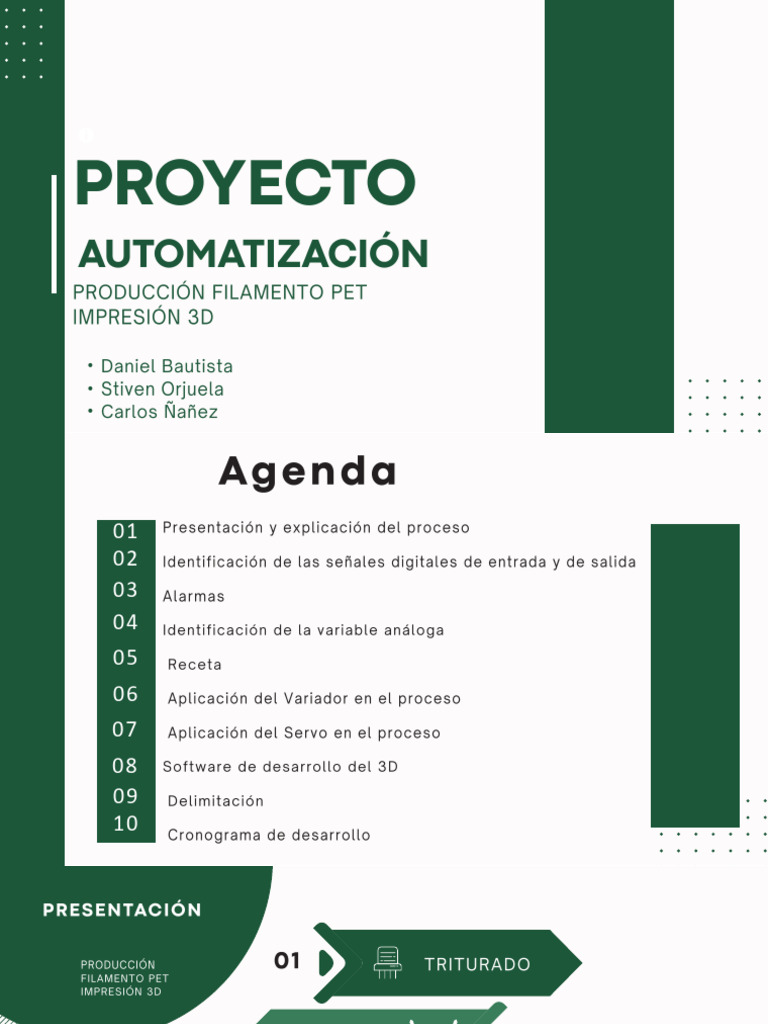 Proyecto Filamento PET Impresion 3D | PDF