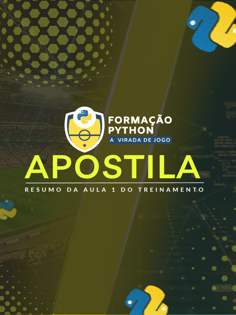 Apostila - Aula 1 | PDF | Python (linguagem de programação) | Ciência ...