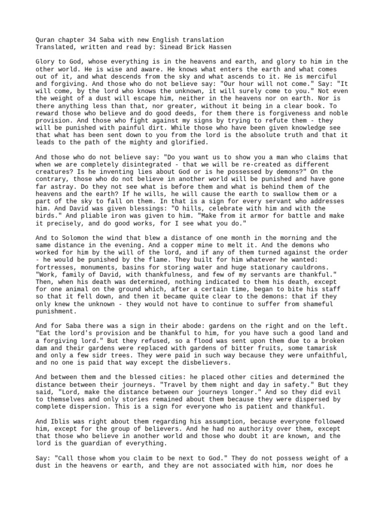 034 - English | PDF | Glory (Religion) | Heaven