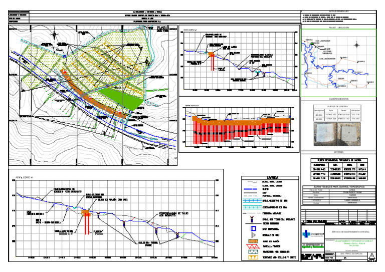ASBUILT KP 20+550-Model-Planta A3 | PDF