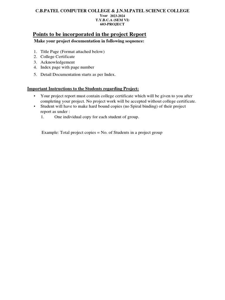 Tybca Project Index | PDF | System | Specification (Technical Standard)