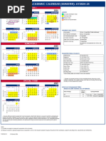 NUS Academic Calendar 2024/2025 | PDF | Academic Term