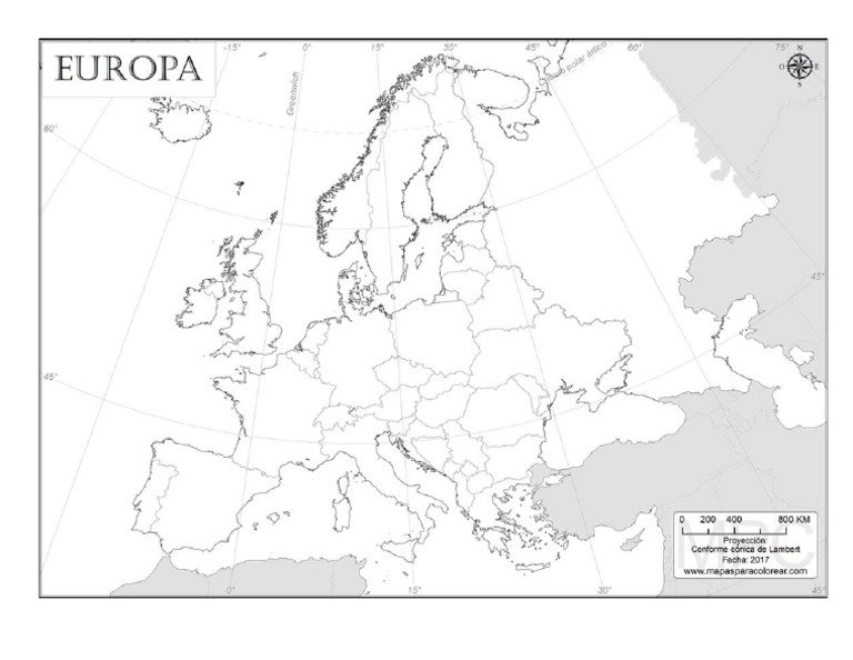Mapa Político De Europa Pdf