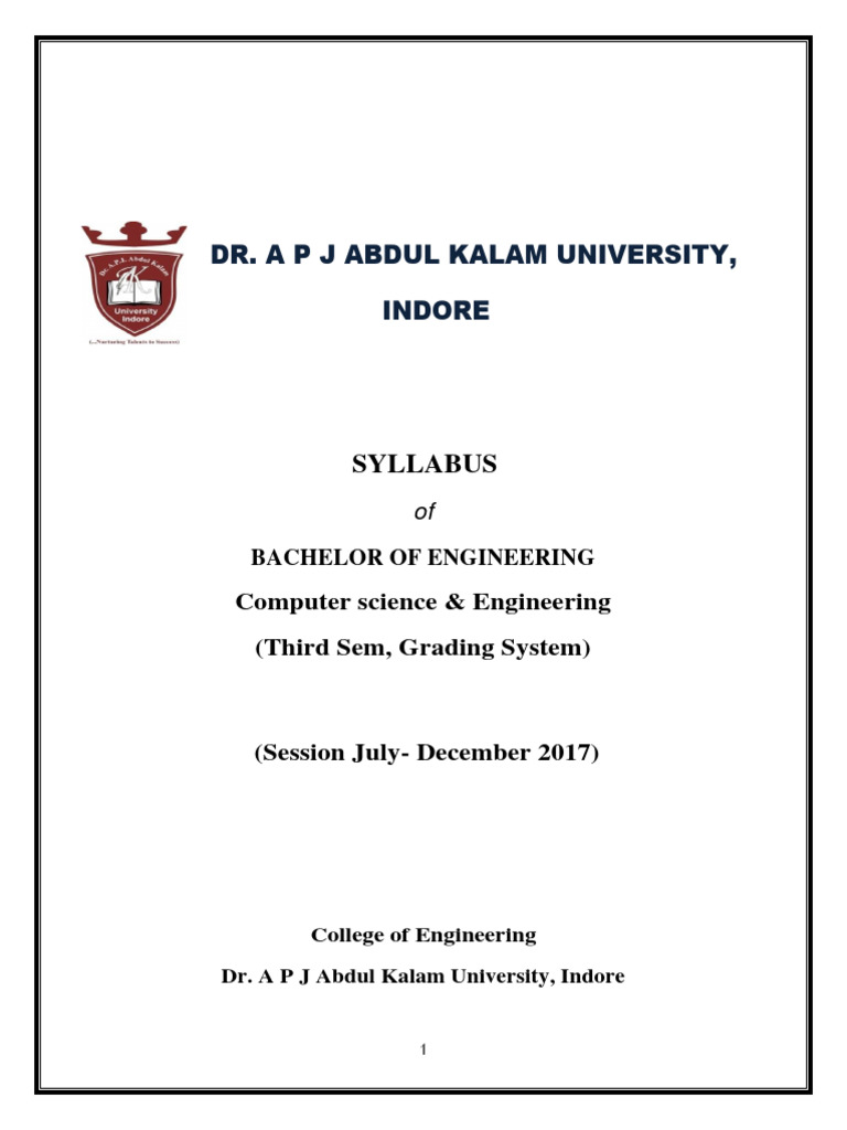 CS III and IV Sem Syllabus | PDF | Modulation | Amplifier
