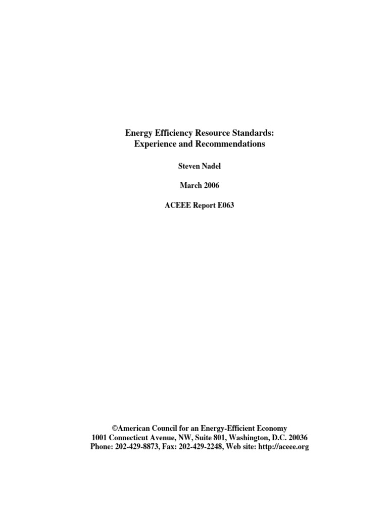 5 16 06 Aceee-Eeps | PDF | Energy Conservation | Efficient Energy Use