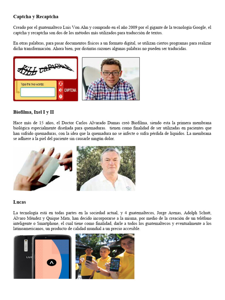 Captcha y Recaptcha | PDF | Guatemala