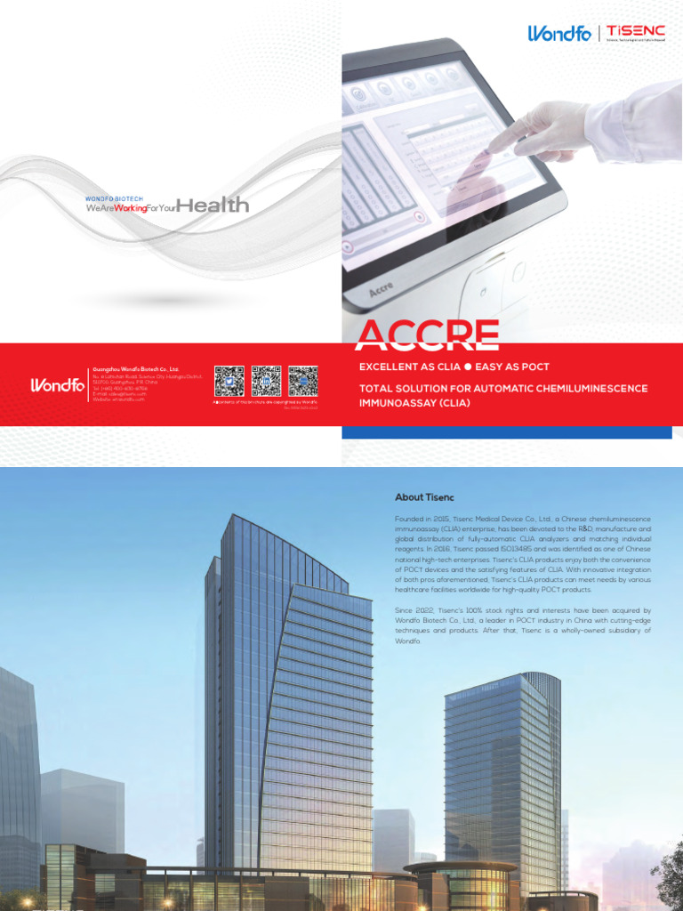 Tisenc Total Brochure | PDF | Barcode | Medical Specialties