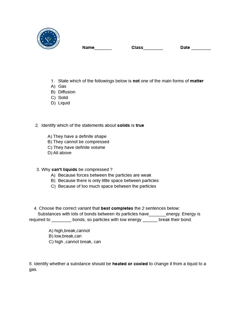 Underperforming Students' Exam | PDF | Redox | Chemistry