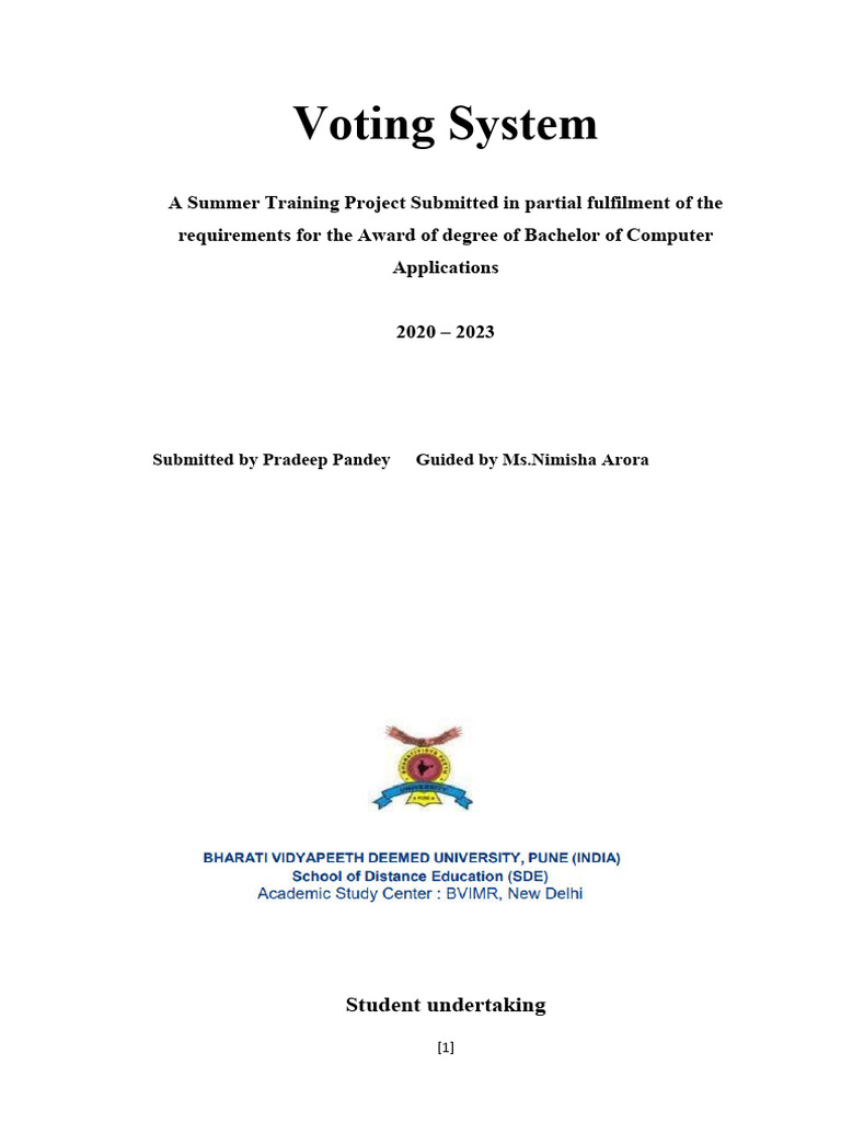 Voting System | PDF | Integrated Development Environment | Programming