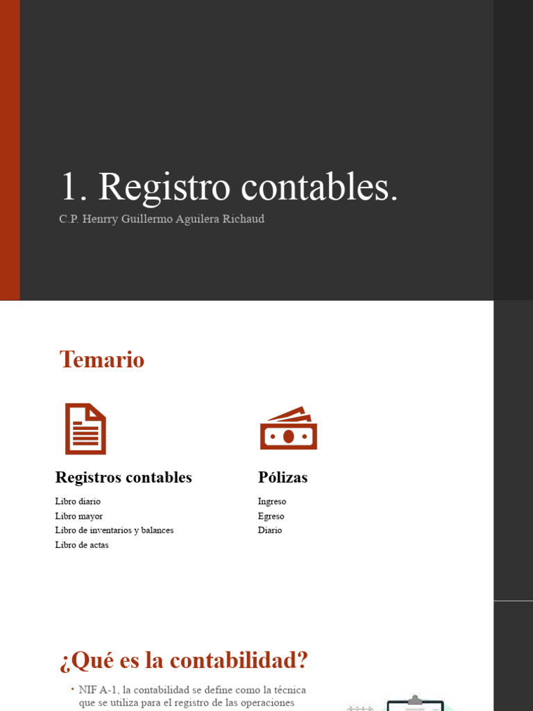 Guía Completa de Registros Contables | PDF | Contabilidad | Auditoría