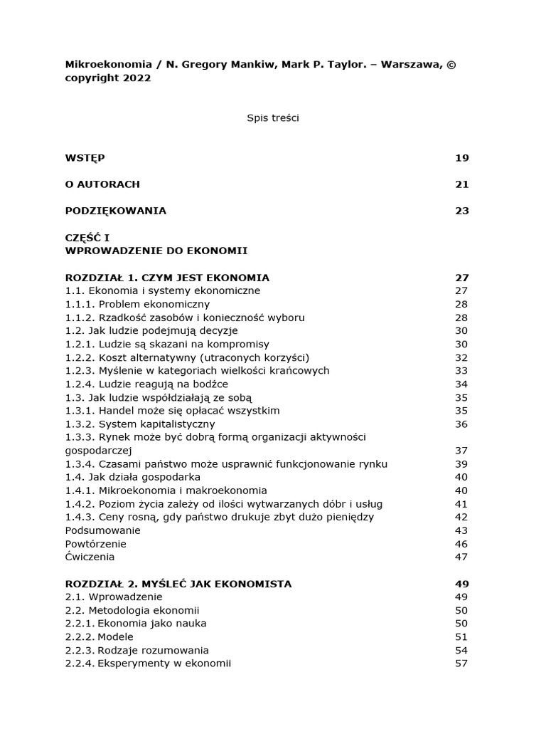 Mankiw Mikroekonomia | PDF