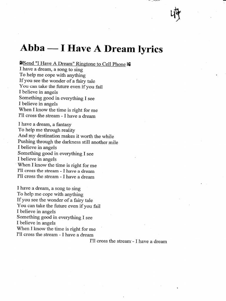 I Have A Dream | PDF