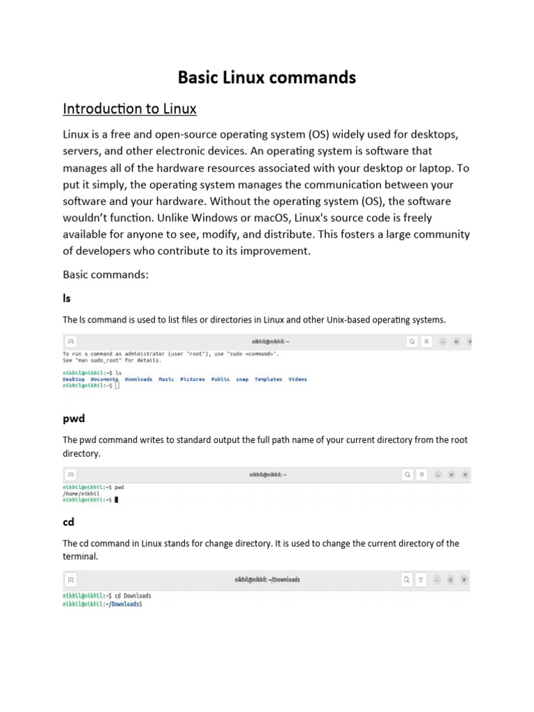 Linux | Download Free PDF | Operating System | Linux