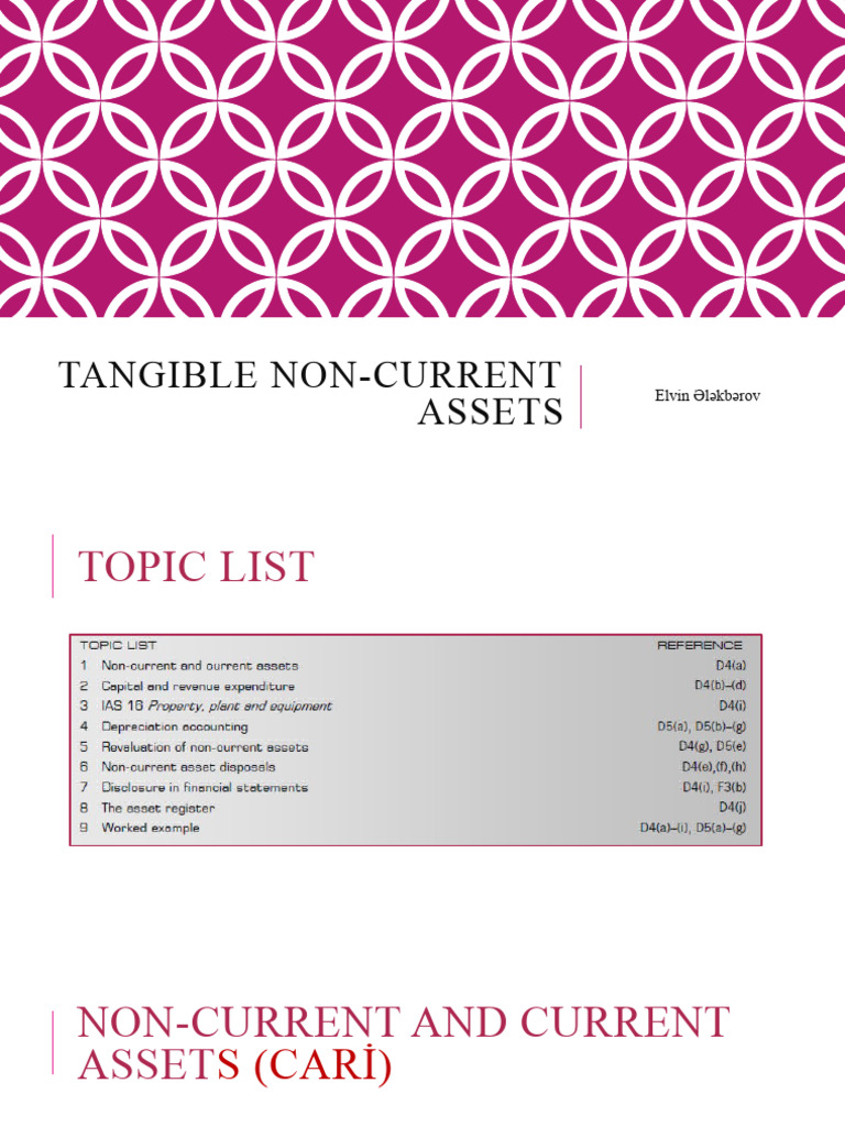 Part D-8 Tangible Non Current Assests (ch06) | PDF | Depreciation | Expense