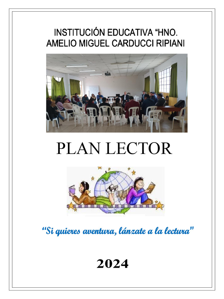 Plan Lector 2024 Cardusch | Descargar gratis PDF | Educación primaria | Perú