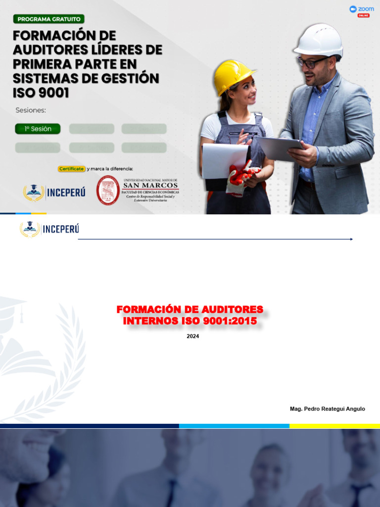 Formacion de Auditores ISO 9001 - 2024 Est | PDF | Auditoría | Innovación Formacion de Auditores ISO 9001 - 2024 Est | PDF | Auditoría | Innovación