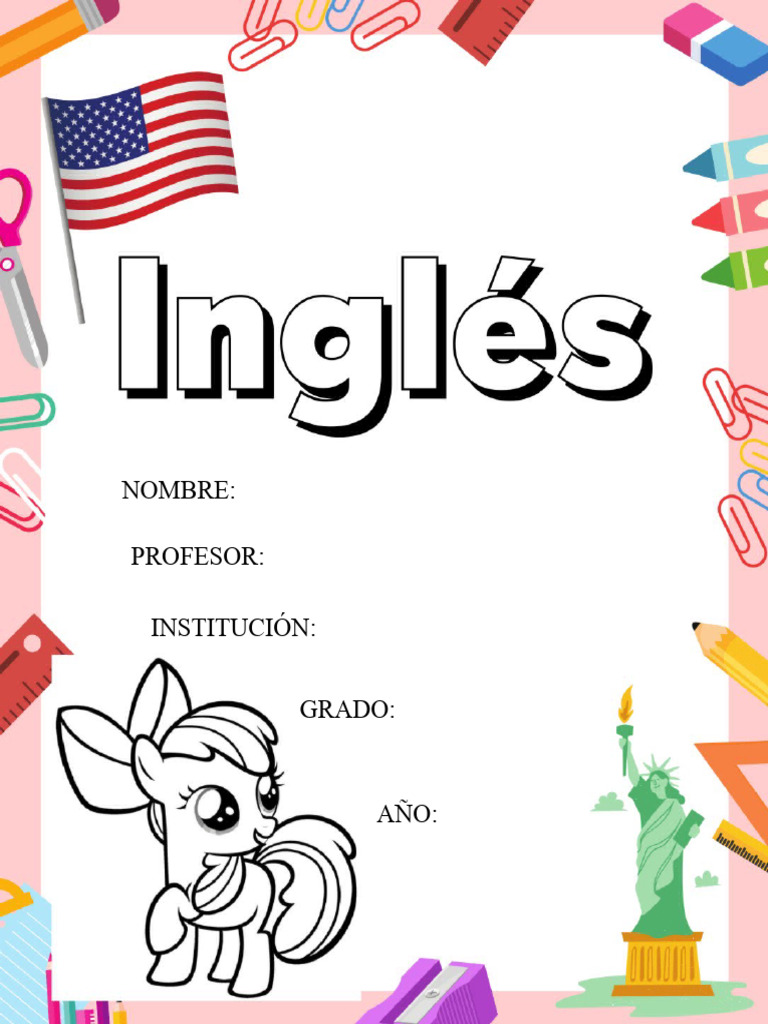caratulas-de-ingles-para-ninos | PDF