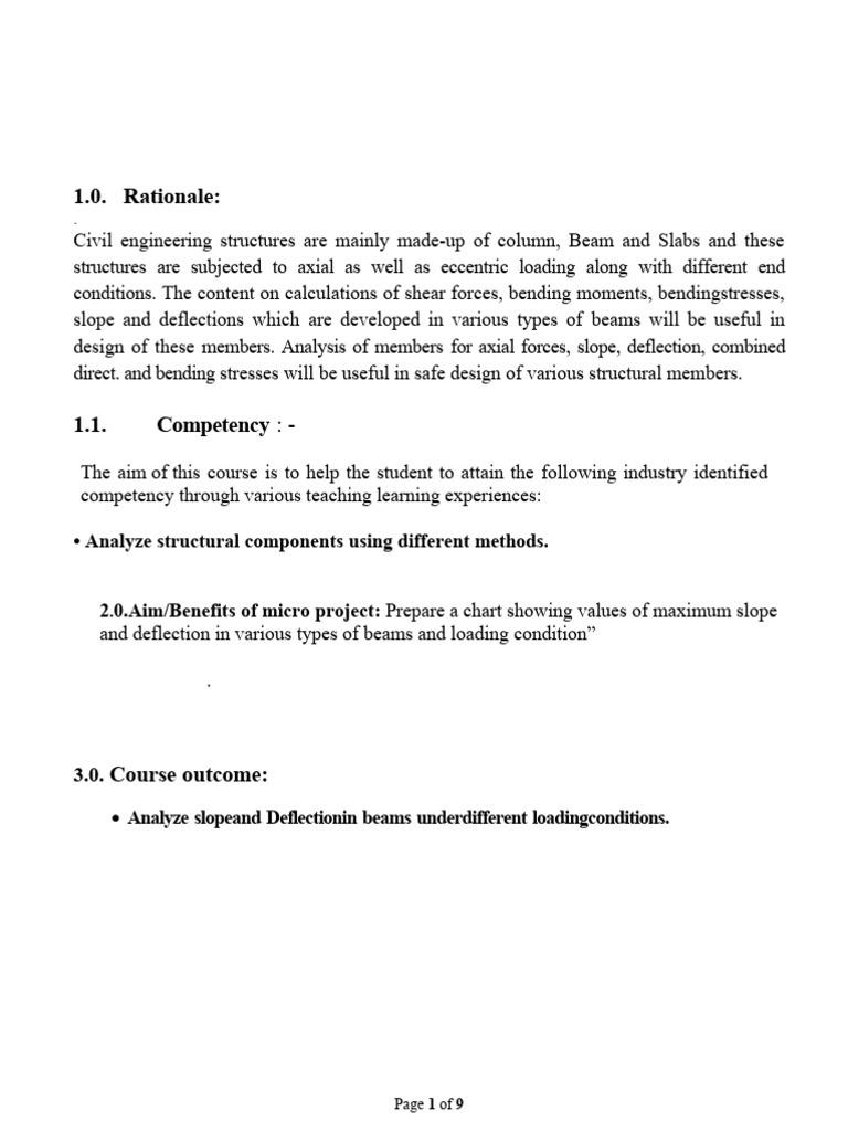 Avi Tos | PDF | Beam (Structure) | Bending