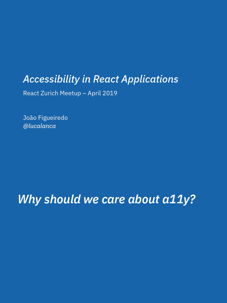 React Accessibility React Zurich Pdf Accessibility Icon Computing 1756