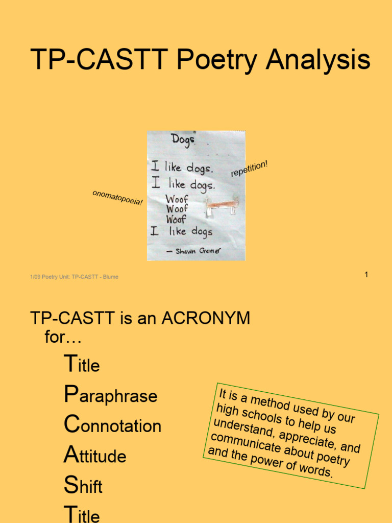 TP Castt | PDF | Poetry | Rhyme