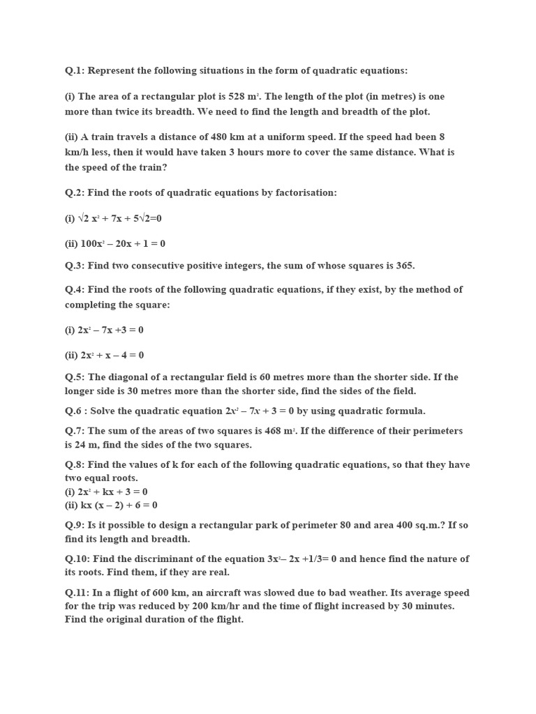 Chapter 4 | PDF | Area | Quadratic Equation