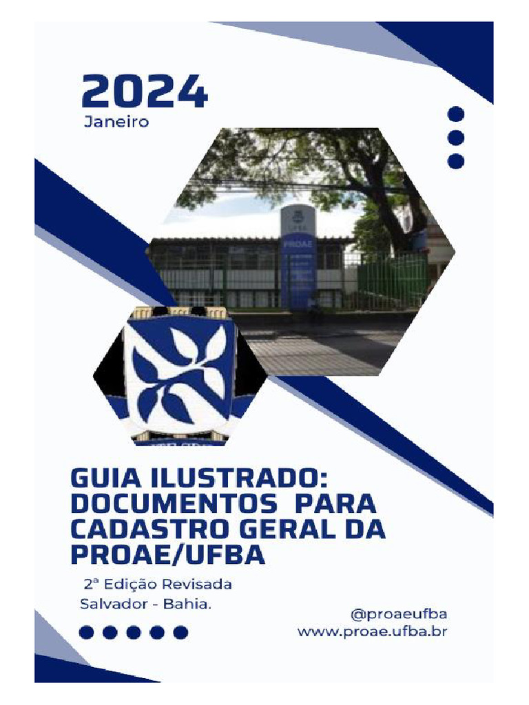 1 Guia Ilustrativo Documentos para Cadastro Geral Da Proae | PDF