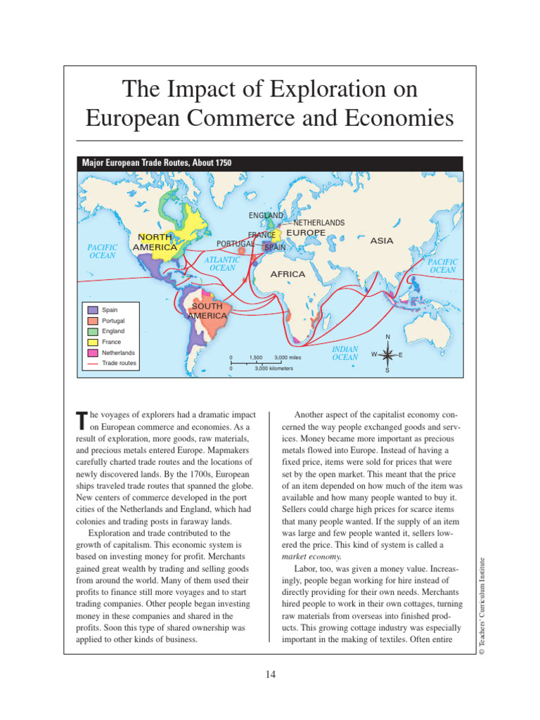 Exploration and Econ | PDF | Capitalism | Trade
