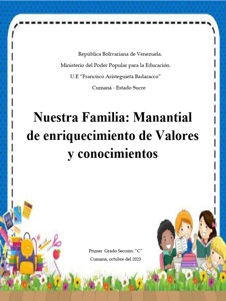 Proyecto de Lilo - La Familia | PDF | Familia | Aprendizaje