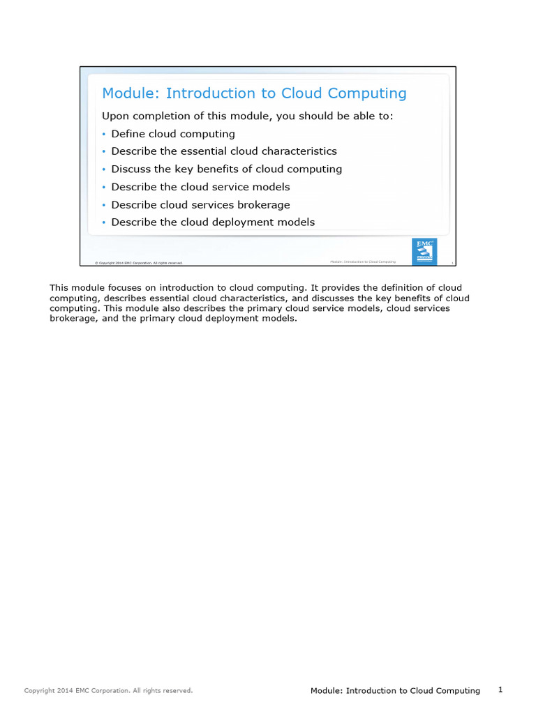 Cloud Computing Fundamentals | PDF | Cloud Computing | Software As A Service
