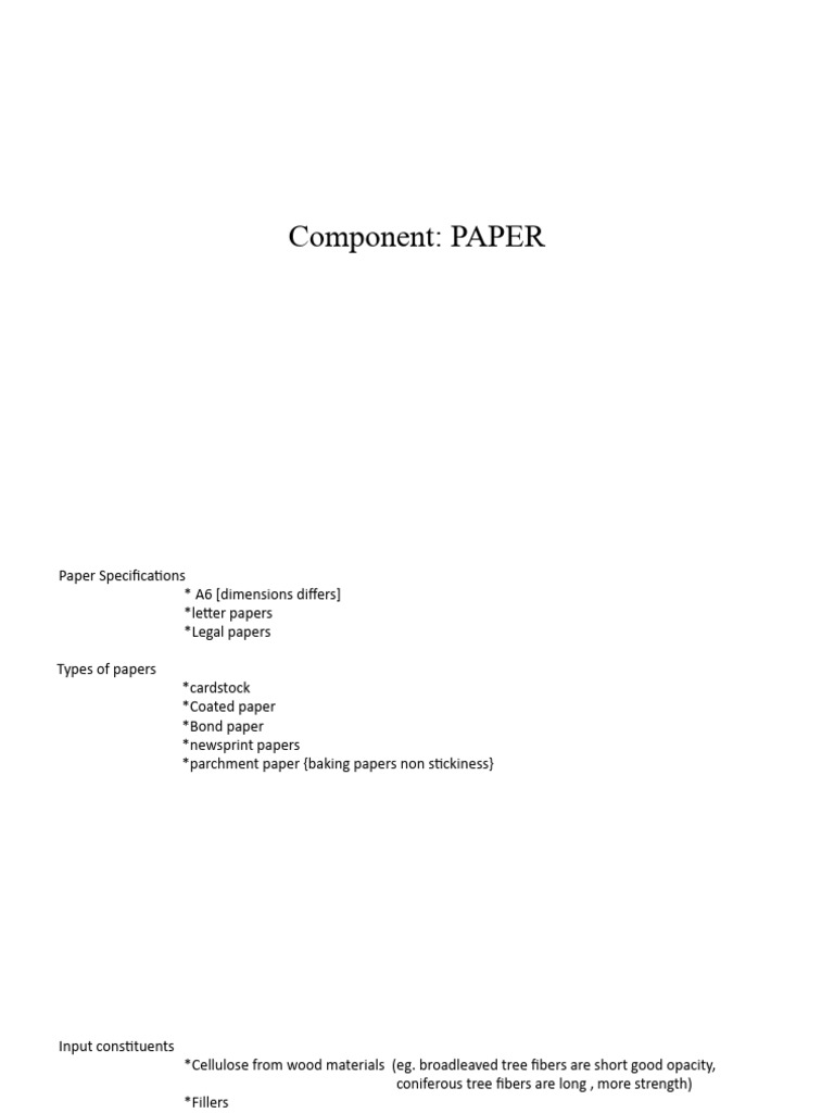 Component Paper | PDF