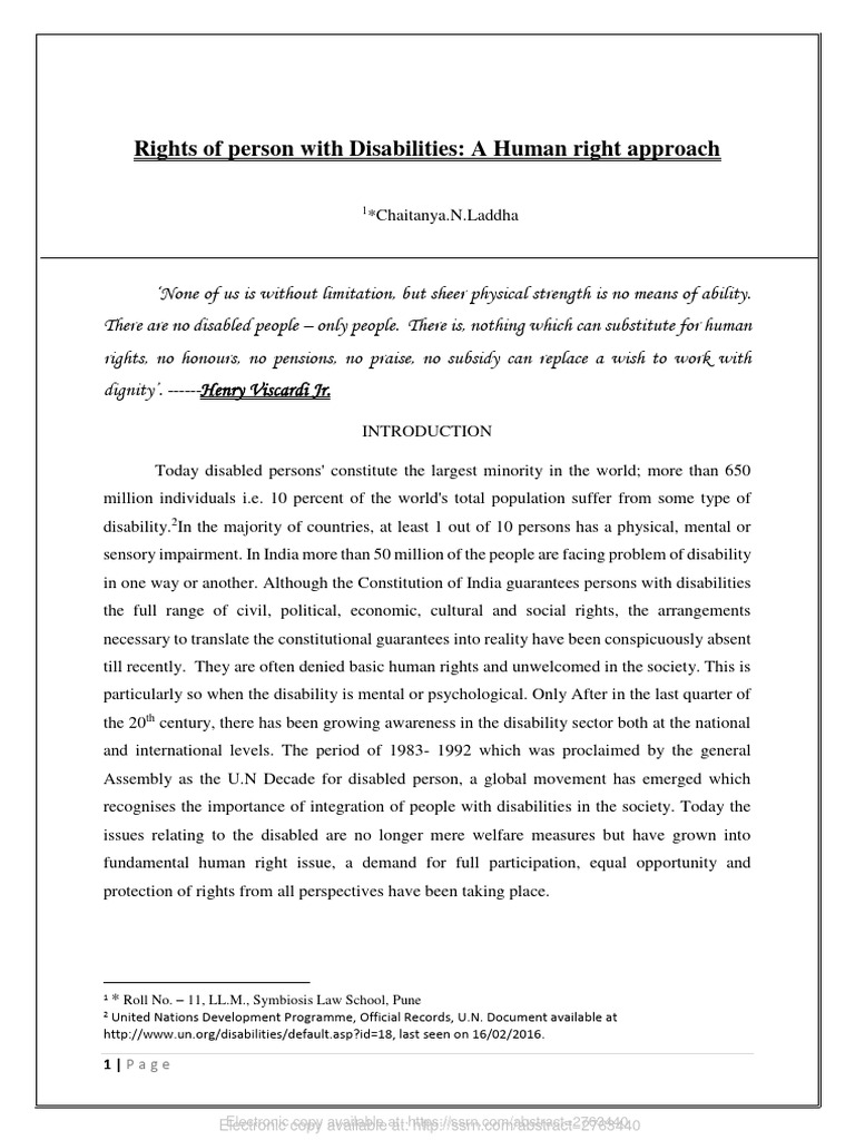 HR and Disability | PDF | Disability | Human Rights HR and Disability | PDF | Disability | Human Rights