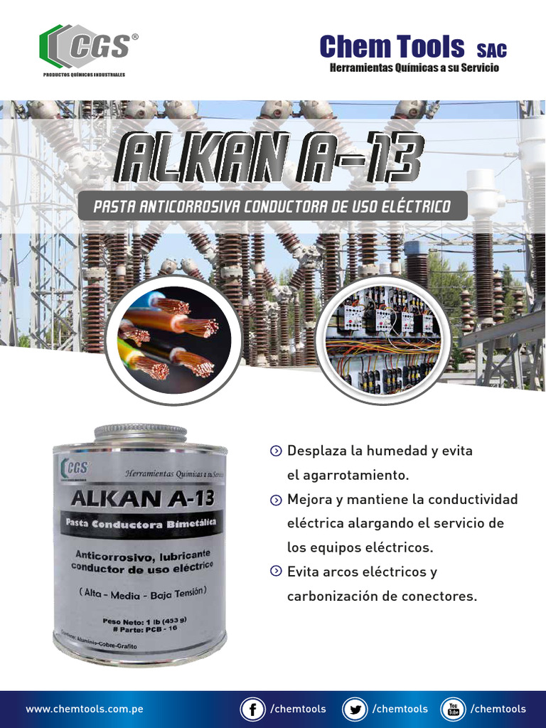 07.1. Pasta Conductora Bimetalica ALKAN A (CGS) | PDF | Aluminio | Conductor electrico