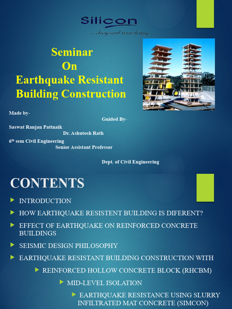 Earthquake Resistance Building Construction | PDF | Earthquake ...
