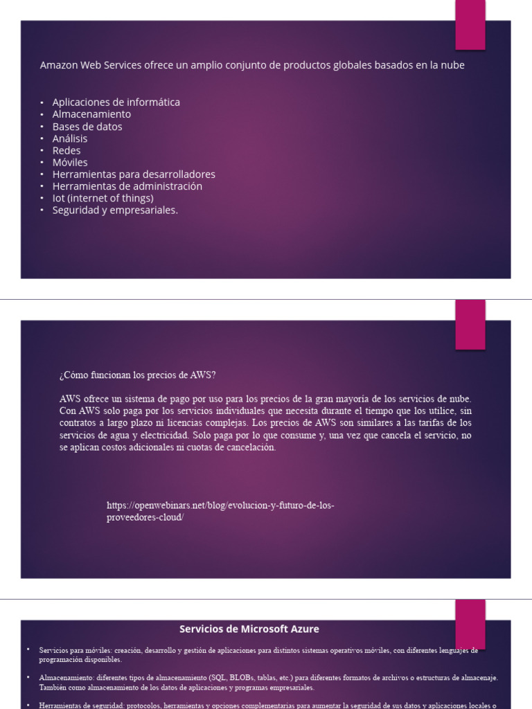 Presentación 1 | PDF | Computación en la nube | Microsoft Azure