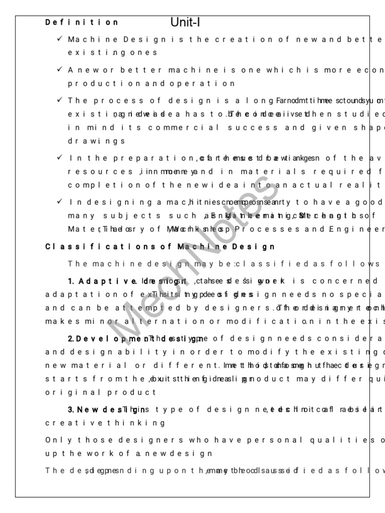 Unit-I DME Basic-1 | Download Free PDF | Engineering | Science