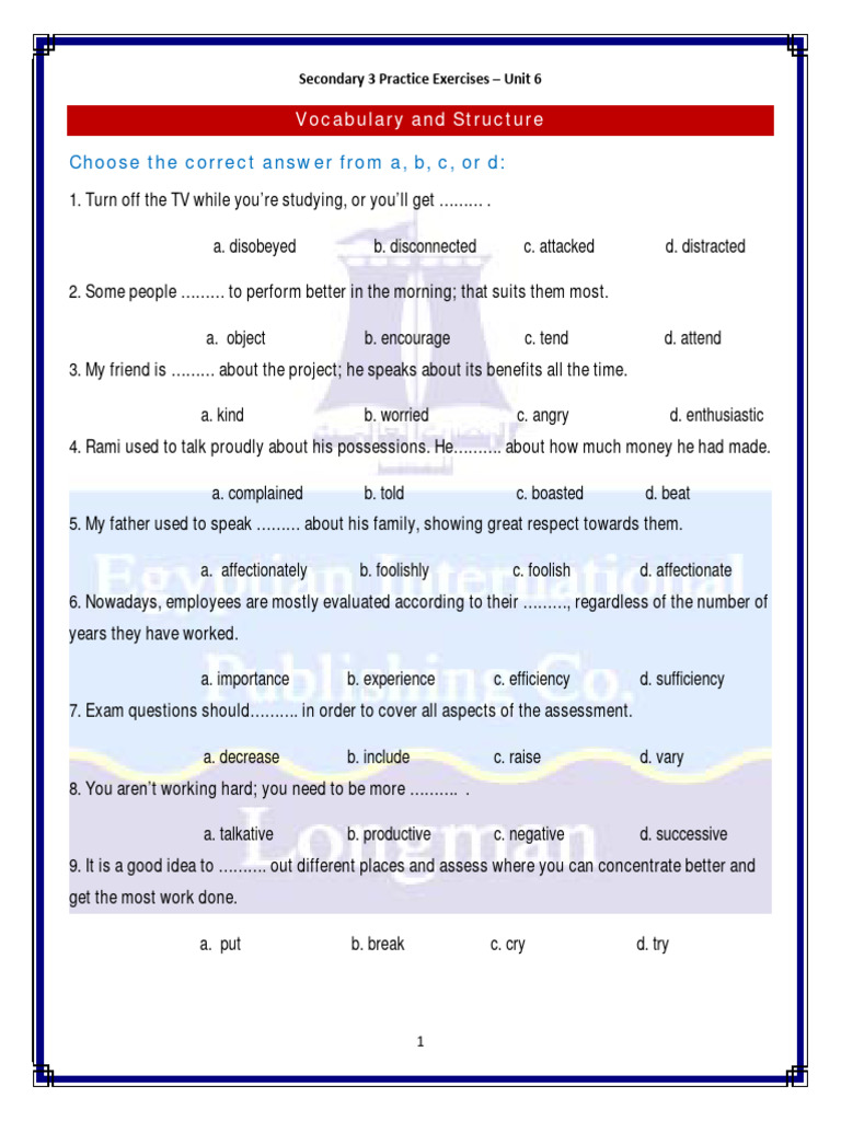 Unit 6 Sec 3 Facebook Exercises | PDF | Great Expectations | Estella ...