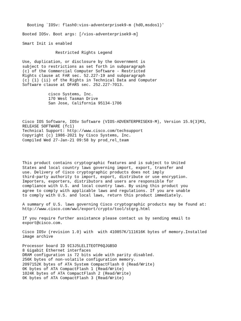 R1 | PDF | Booting | Ip Address