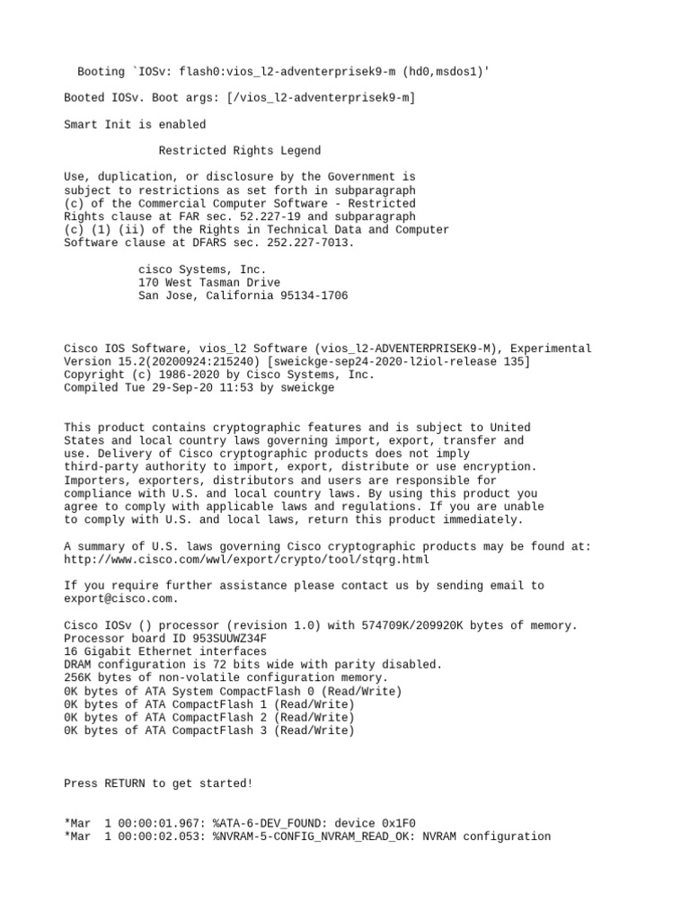 Switch 1 | PDF | Booting | Public Key Certificate