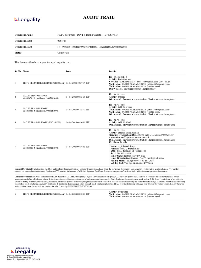 Audit Trail | PDF | Stocks | Access Control